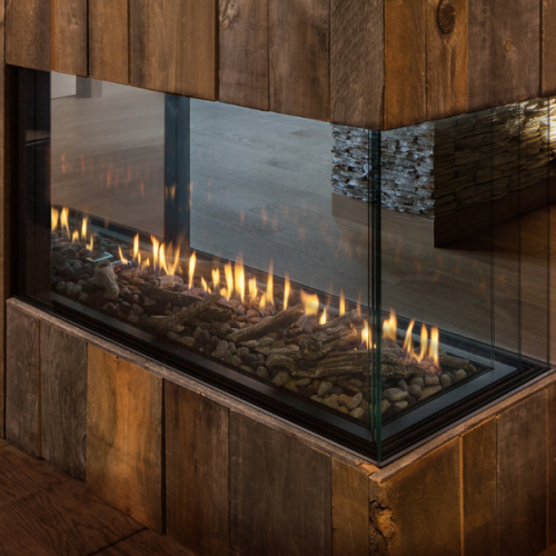 Foyer au gaz multifaces EXEMPLAR